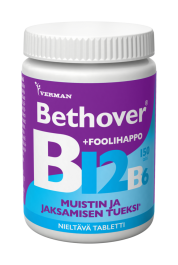 Bethover B12 + Foolihappo + B6 150 tabl - Mariehamns 1 Första Apotek