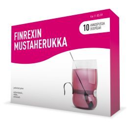 FINREXIN MUSTAHERUKKA jauhe 350/30/300 mg 10 x 5 g - Mariehamns 1 ...